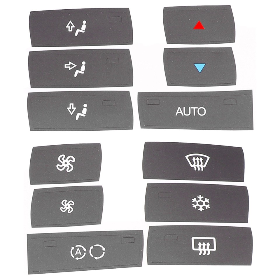 Button Repair Decal CLIMATE CONTROL BUTTON KNOB High Grade Vinyl Push ...
