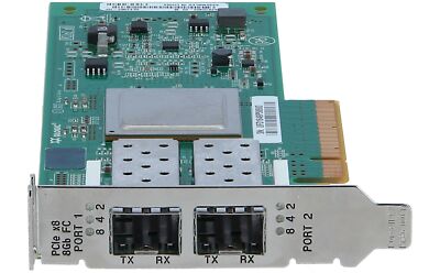 HP Enterprise - QLE2562-HP - 82Q 8GB DUAL PORT PCI-E FC HBA - WITH HIGH ...