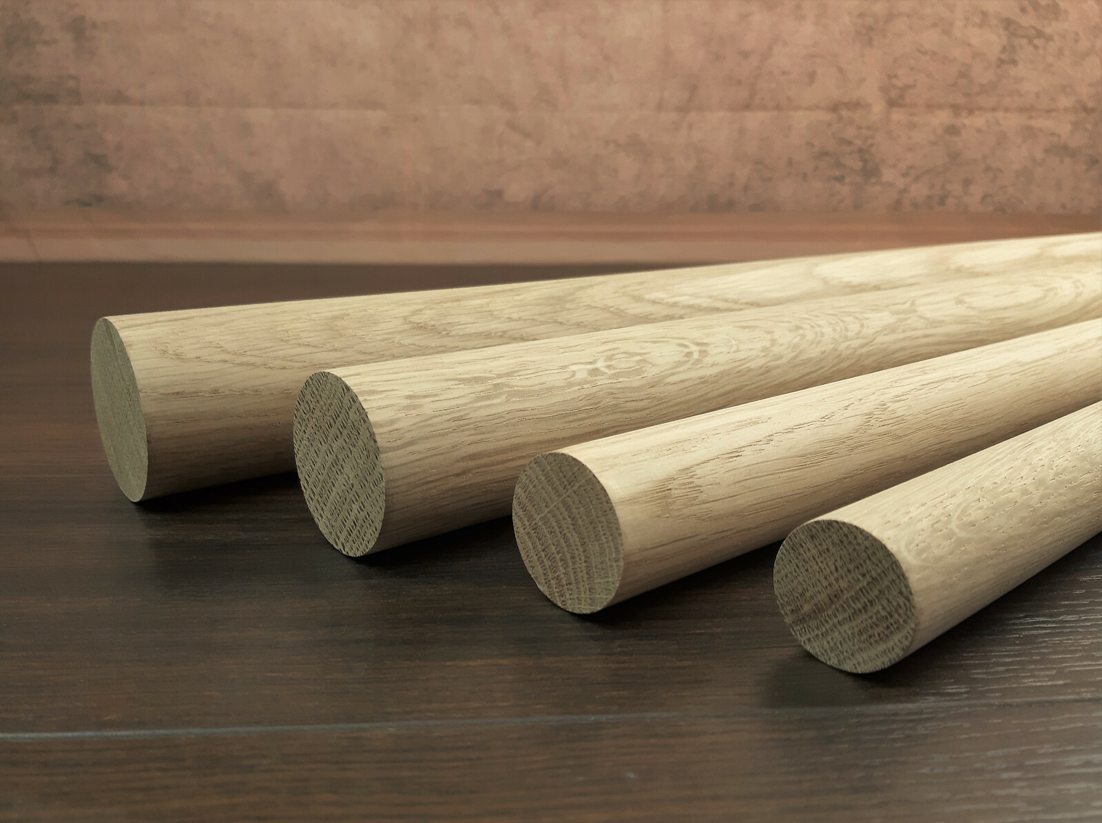 Rundstab Eiche Ø 7,8,9,10,12,16,20,25,30,35,40,45,50 mm x 1000mm ...