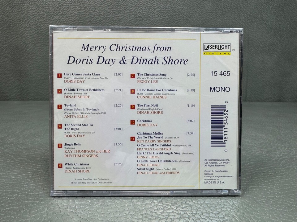 Merry Christmas from Doris Day & Dinah Shore CD | eBay