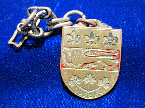 St Christopher Medal Lourdes-Rigaud Quebec Fleur di Lis Maple Leaf ...