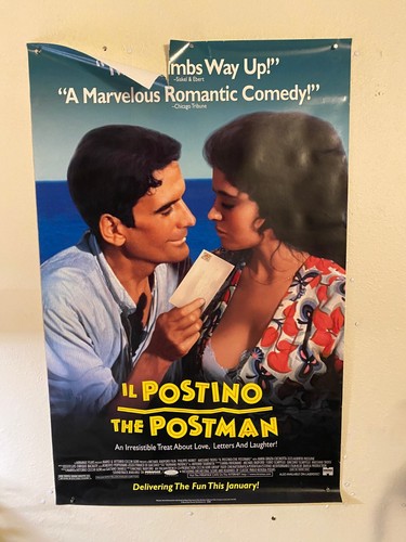 Poster: Il Postino/The Postman (1994): original movie store VHS promo 26x40 | eBay