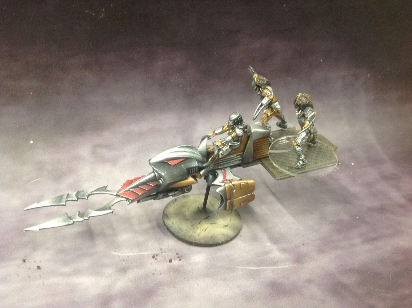 AvP Aliens Predator style Hunter bike for 28mm wargaming! RE-DESIGN ...