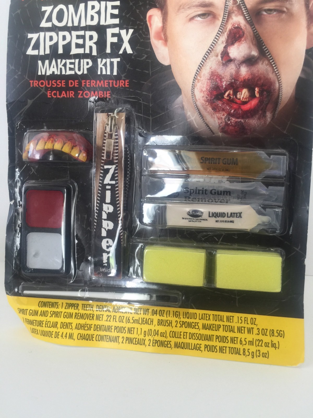Halloween Makeup Kit Zipper FX Horror Scary Zombie Special Effects | eBay
