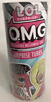 L.O.L. Surprise! Surprise Tube, 5 Dolls, stands, stickers, gemstones ...