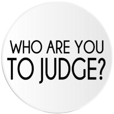 Who Are You To Judge? - 25 Pack Circle Stickers 3 Inch | eBay