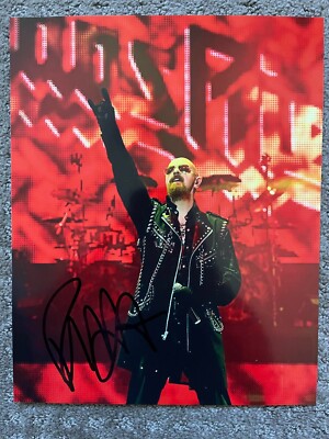 ROB HALFORD SIGNED 8X10 THE METAL GOD JUDAS PRIEST AUTOGRAPHED PHOTO ...