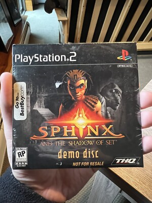 Sphinx And The Shadow Of Set PS2 Demo Disc Sealed Very Rare! Ships Fast ...