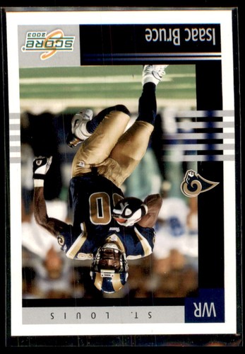 2003 SCORE ISAAC BRUCE ST. LOUIS RAMS #249 | eBay