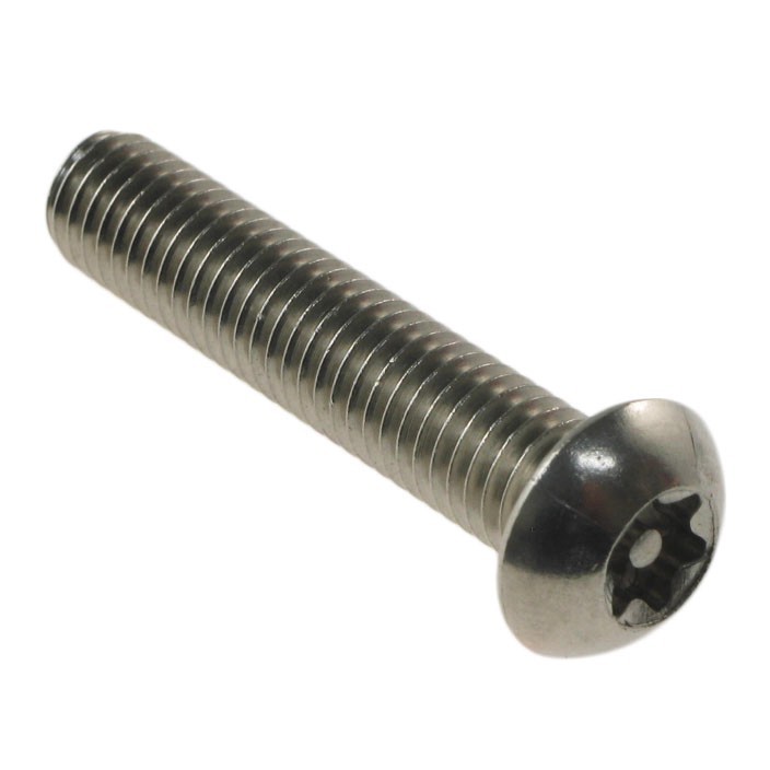 Qty 500 Button Post Torx M10 x 40mm Stainless T45 Security Screw ...
