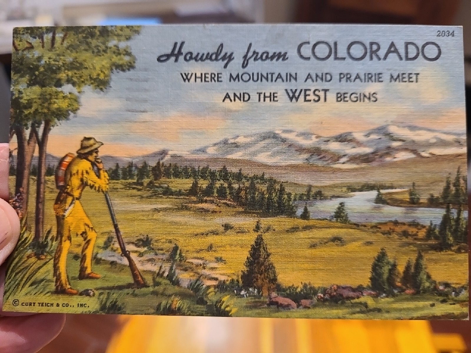 Howdy From Colorado Frontier Mountains And Prairie Meet Pioneer ...