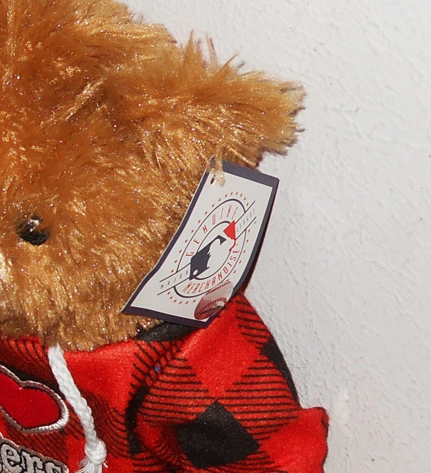 I HEART DETROIT TIGERS BASEBALL STUFFED ANIMAL PLUSH TEDDY BEAR MLB TOY ...