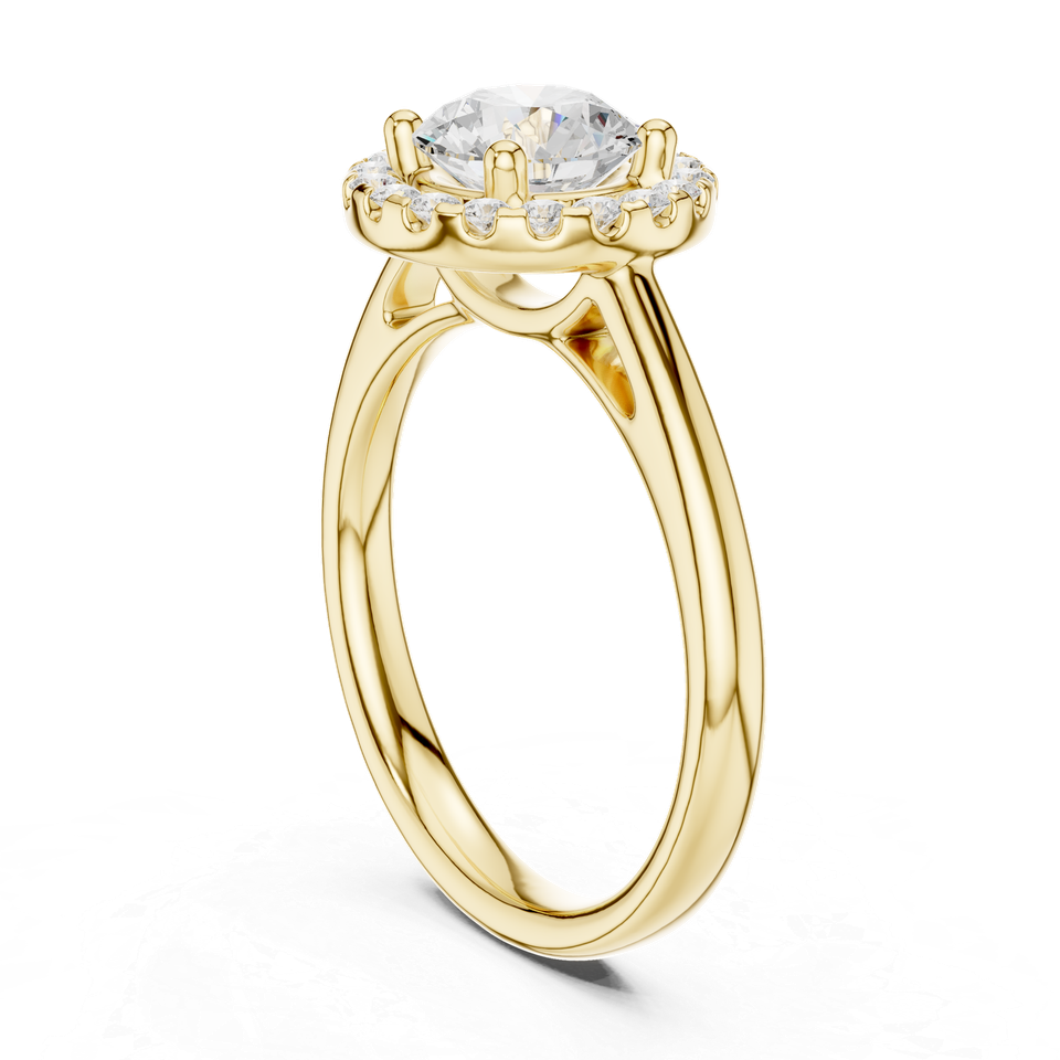 1.2Ct Premium Diamond 925 Silver Ring ? High-End Engagement Wedding ...