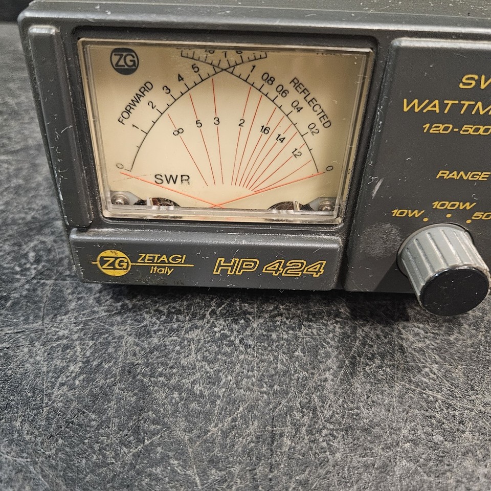 ZETAGI HP-424 SWR Wattmeter 120-500 Mhz | eBay