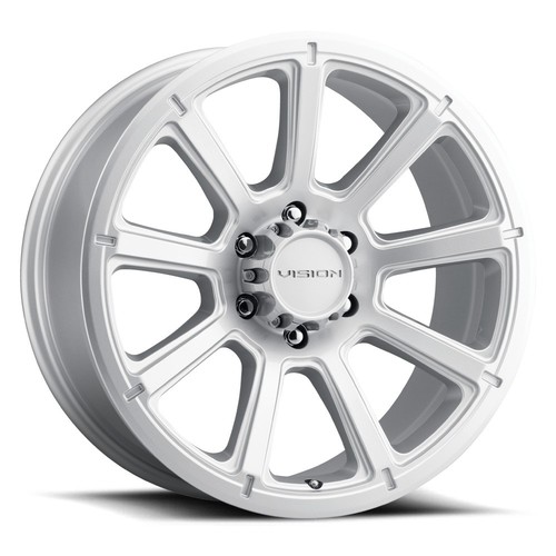 One 17x8.5 Vision 353 Turbine 5x5/5x127 -6 Silver Wheel Rim 78.1 | eBay