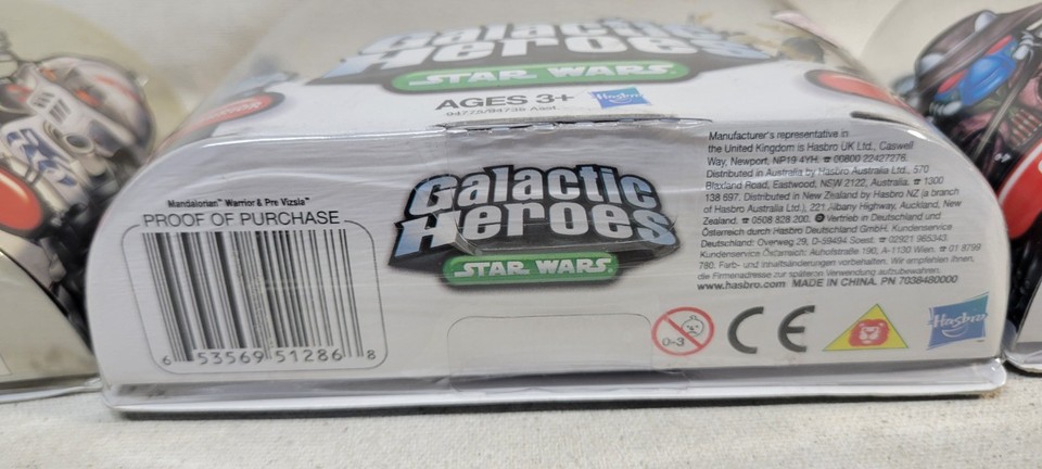 2007-10 Hasbro Star Wars Galactic Heroes Collection of 4-2 packs-The ...