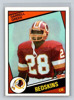 1984 Topps #380 Darrell Green - Washington Redskins - RC | eBay