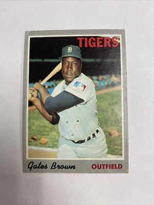 1970 Topps Baseball Gates Brown Detroit Tigers Card #98 | eBay