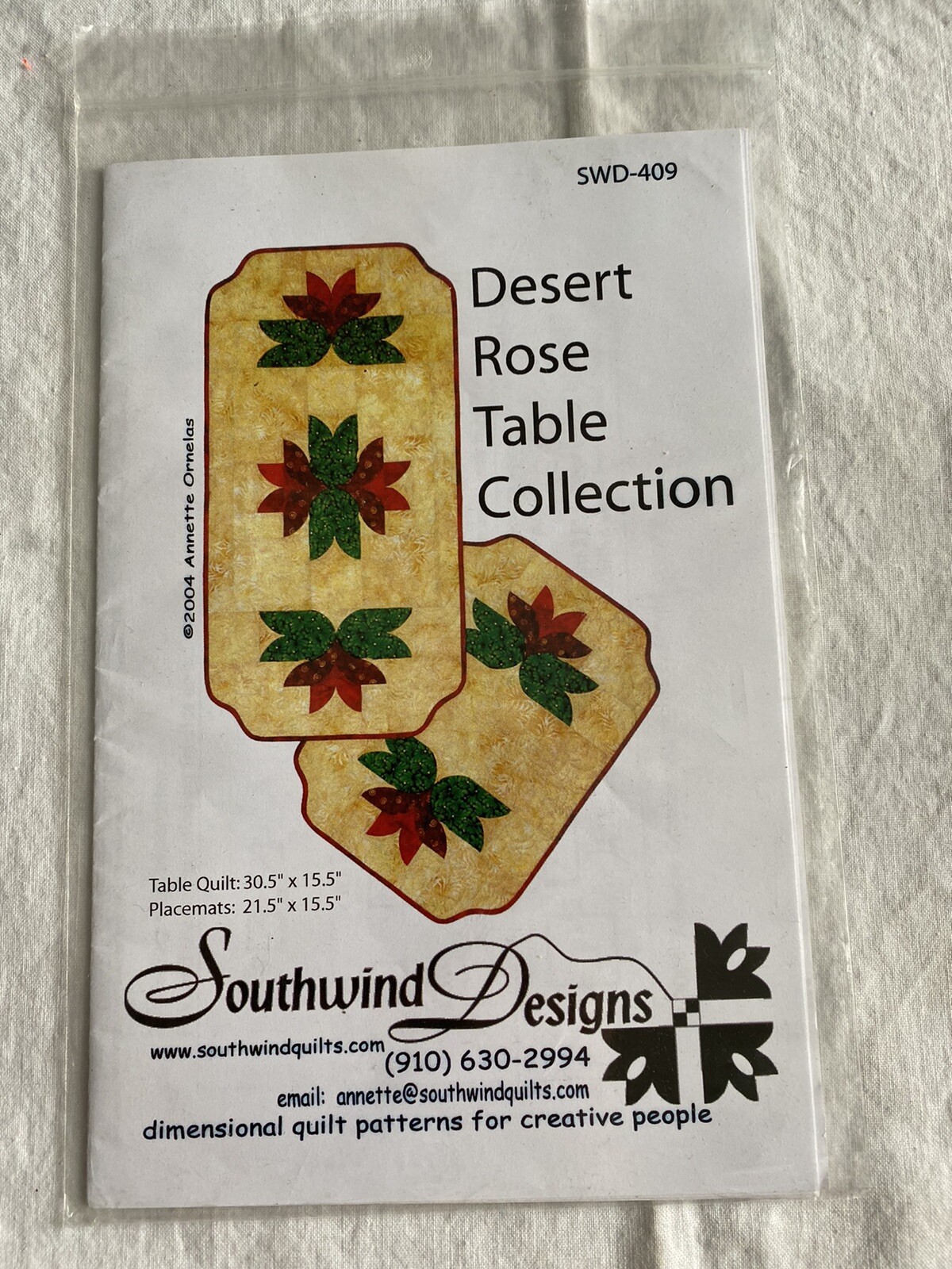 Desert Rose Table Collection table Quilt Placemats southwind designs | eBay