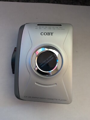 Coby CX-49 AM/FM Radio Cassette Walkman | eBay