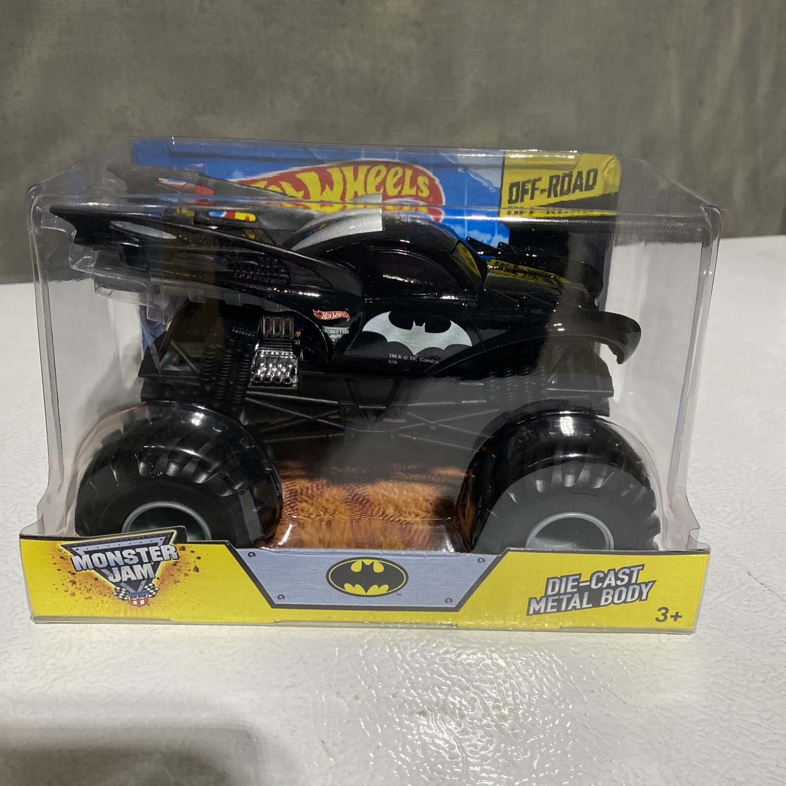 Hot Wheels Monster Jam Batman Batmobile 1:24 Scale Diecast Black ~New ...