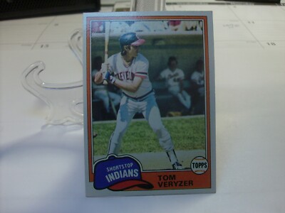 1981 Topps Baseball #39 - Tom Veryzer - Cleveland Indians 81-188 | eBay
