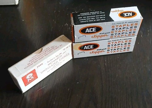 Ace/Monarch Chisel Point Clipper No. 700 CP Undulated Staples 5000 3 ...