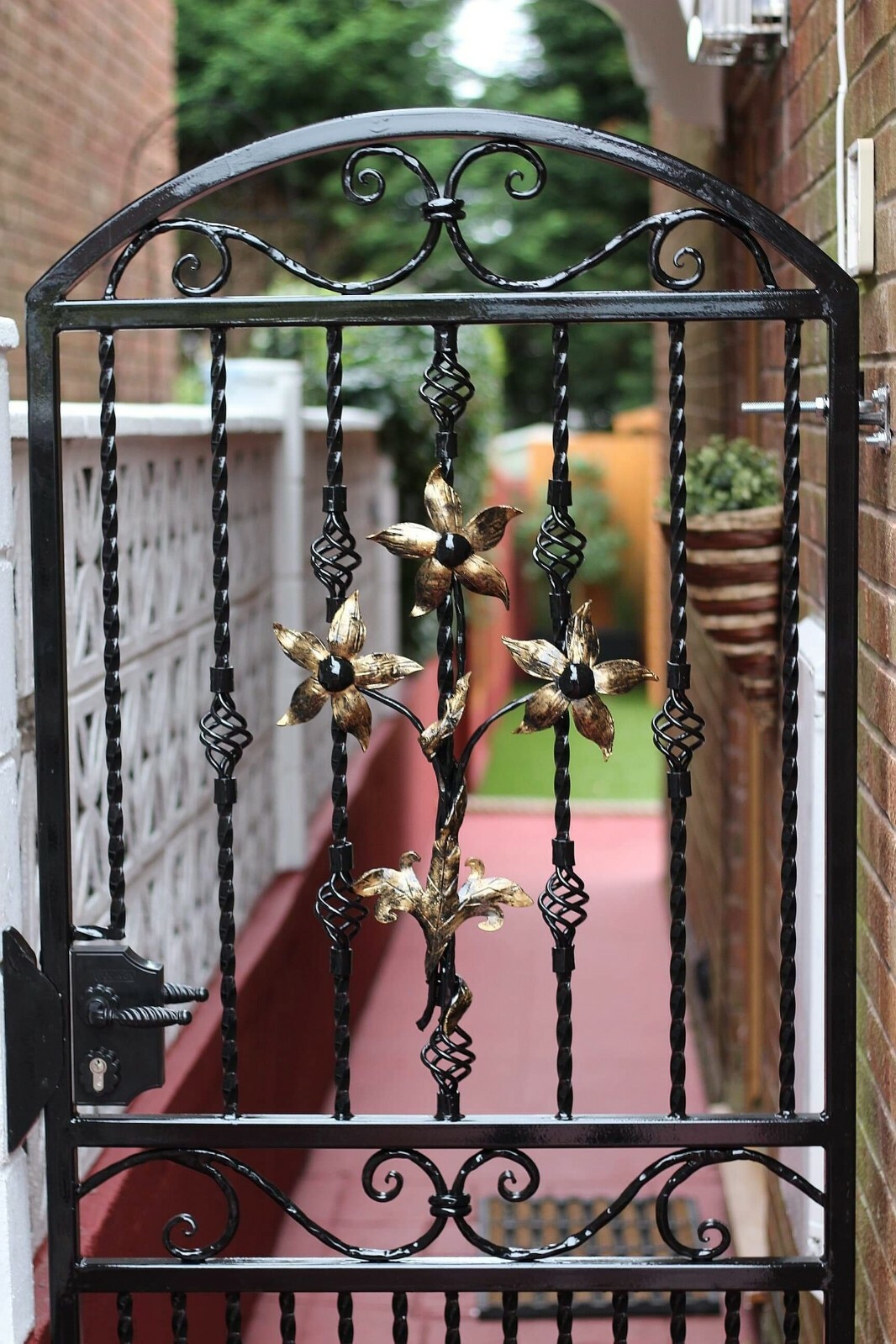 STEEL IRON METAL GATE, SECURITY GATE, GARDEN GATE.SIDE GATE.HANDMADE ...