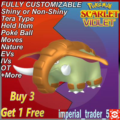 Pokémon Scarlet and Violet Shiny Donphan W/ Best 6IV Customizable | eBay