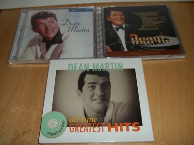 Dean Martin CD Lot Of 3 Greatest hits, All-Time Hits, Best of ...