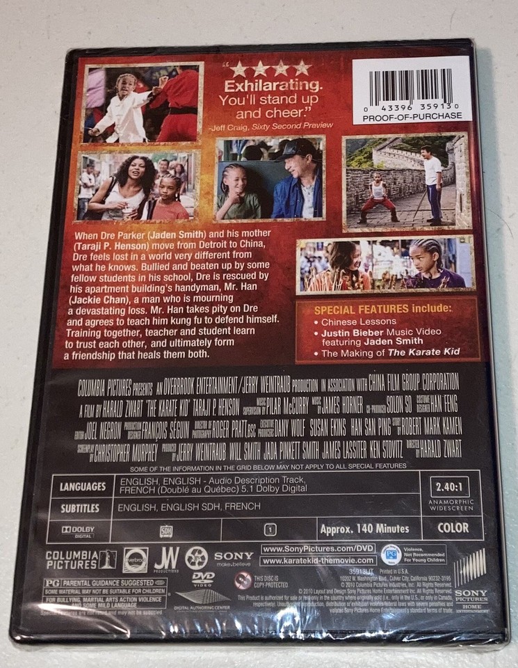 The Karate Kid (DVD, 2010) Brand New Sealed Jaden Smith 43396359130 | eBay