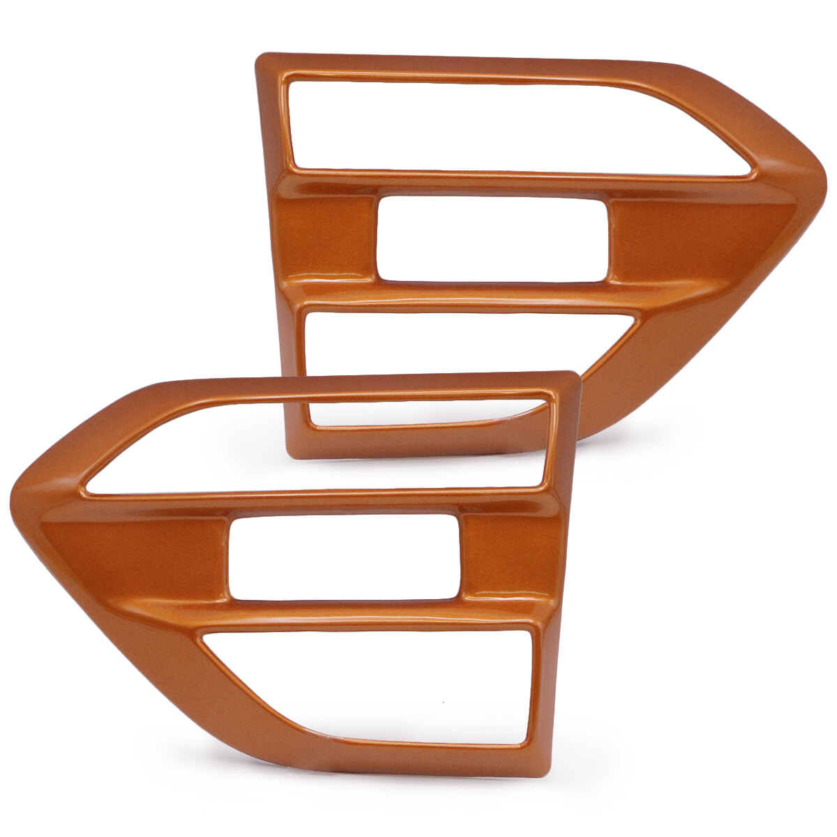 Orange FLQ Side Vent Air Flow Cover Fits Ford Ranger XLT Wildtrak PX2 ...