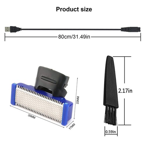 Replacement Heads Old Version Microtouch Solo Mens Shaver Electric ...