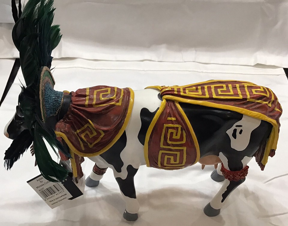RARE Cow Parade “Aztek” Cow Figurine | eBay