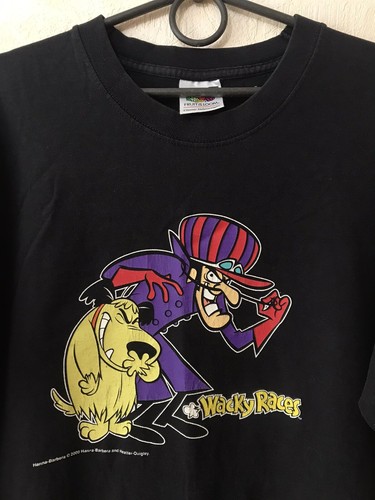 Wacky Races Hanna Barbera Vintage 2000 T Shirt - Gem