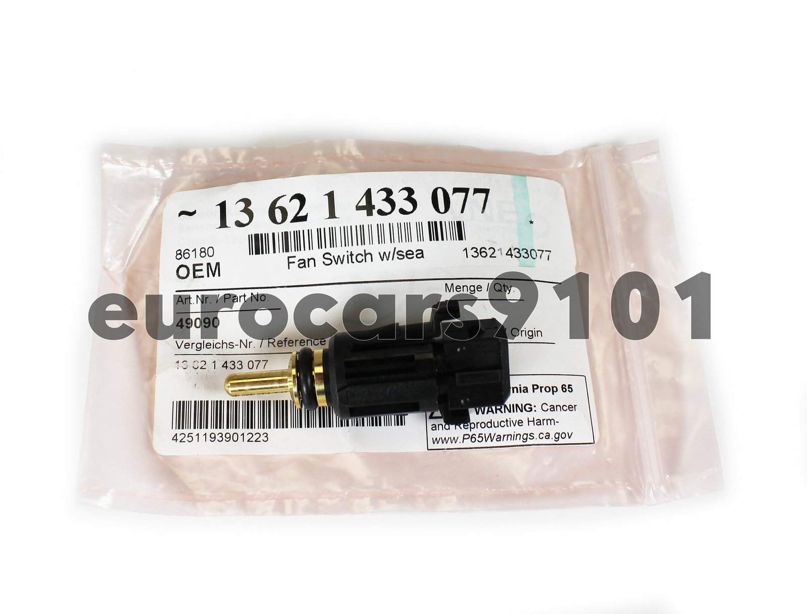 New! BMW X5 OEM Engine Coolant Temperature Sensor 13621433077 ...