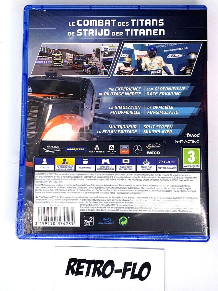 Fia European Truck Racing Championship - Game Sony PS4 - NEW | eBay
