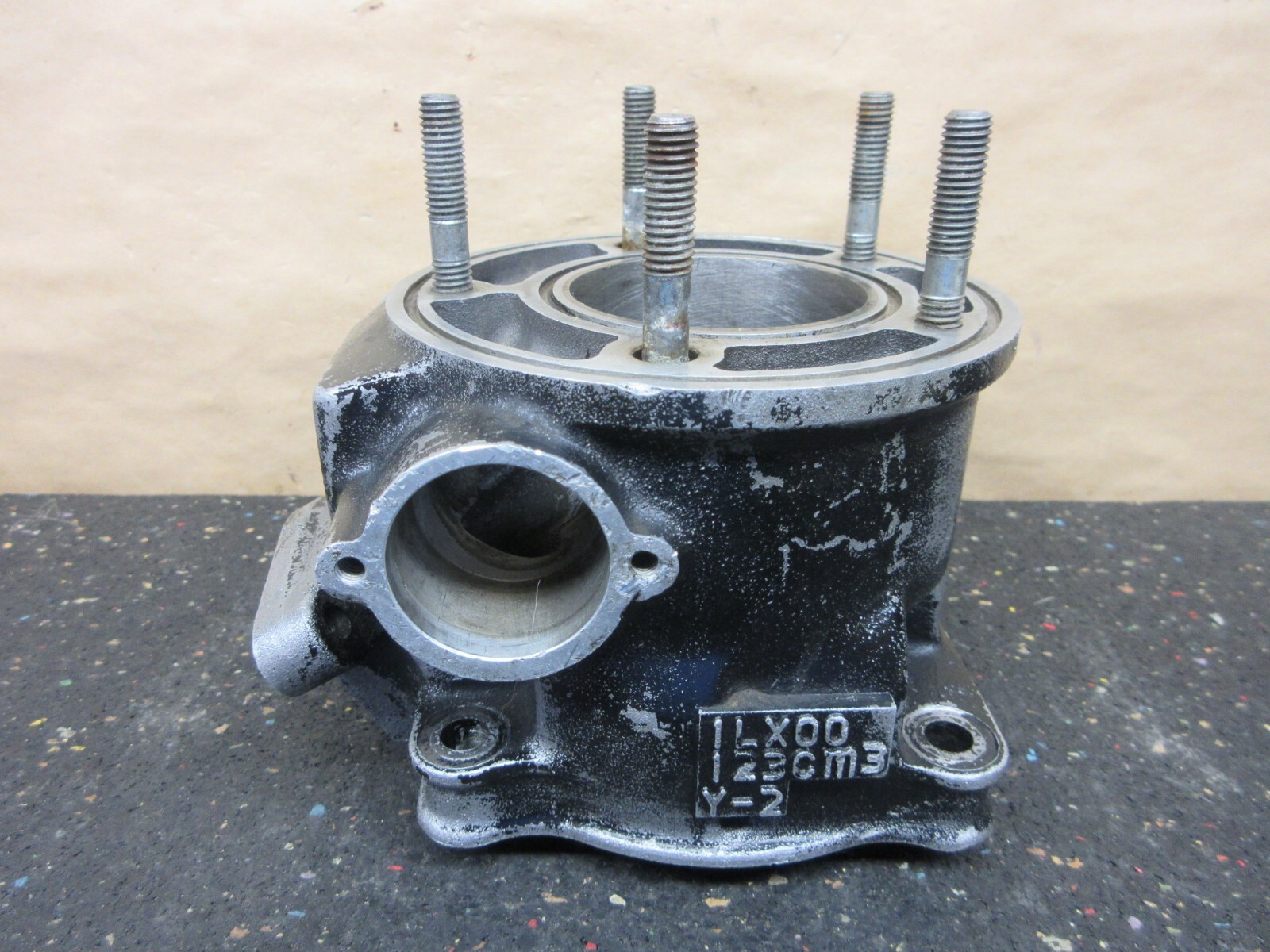 1986 Yamaha YZ125 Cylinder needs new sleeve 86 YZ 125 1LX-11311-00-00 ...