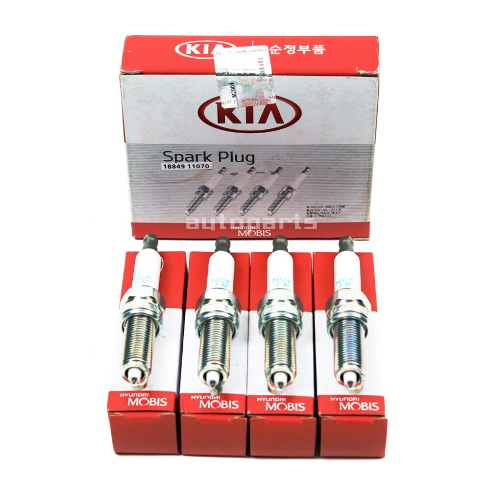 Genuine 1884911070 Spark Plugs 4PCS For Hyundai Genesis Kia Sportage ...
