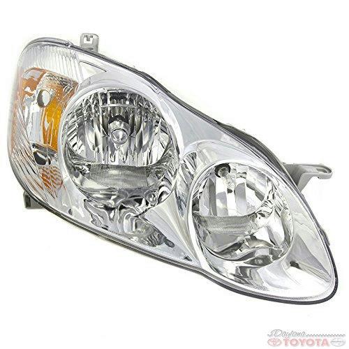 OEM TOYOTA COROLLA SEDAN PASSENGER SIDE HEADLAMP 81110-02190 FITS 2003 ...