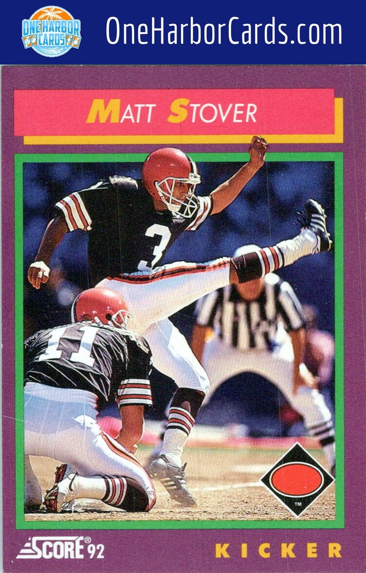 1992 Score Cleveland Browns #201 Matt Stover | eBay