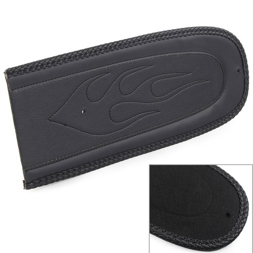 BLK Flame Rear Fender Bib Solo Seat for Harley Dyna Fat Bob FXDF ...
