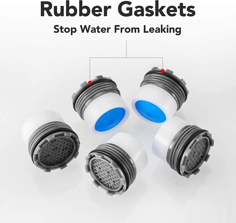 5 Pieces Faucet Aerator - Insert Water Tap Aerators Faucet Flow ...
