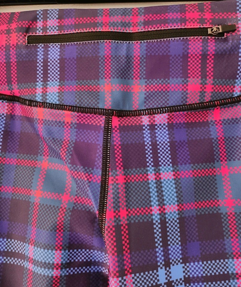 Ladies Lucy Locket Loves Multicoloured Tartan Print Legging Size XS (6 ...