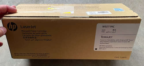 New Sealed HP LaserJet W9271MC Cyan Managed Toner Cartridge TerraJet ...
