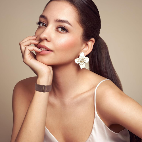 5 Pack Elastic Nylon Watch Band Compatible with Amazfit Bip 6/ Bip 5 ...