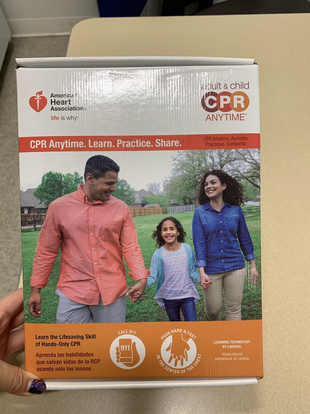 CPR Anytime Complete Training Kit w/ Mini Anne Manikin/ Lifesaving ...