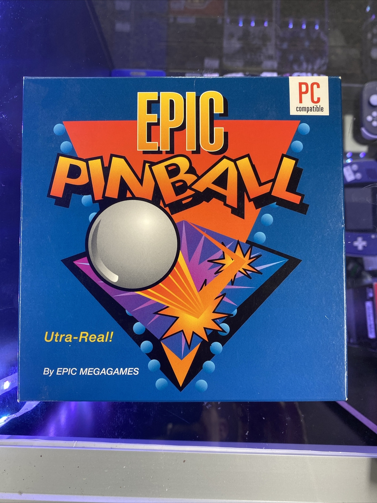 Epic Pinball (1993) MS-DOS 3 1/2" Floppy PC Ultra-Real Epic MegaGames ...
