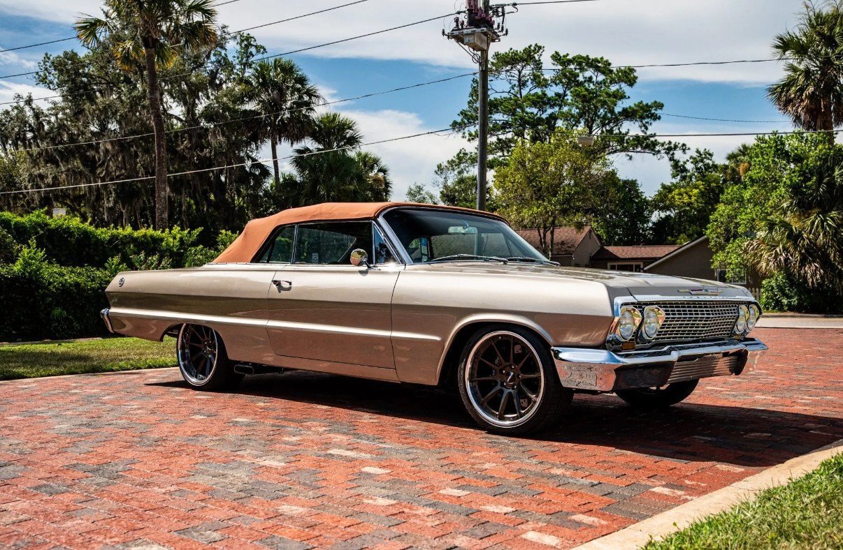 1963 Chevrolet Impala Supercharged LS Restomod Convertible | eBay