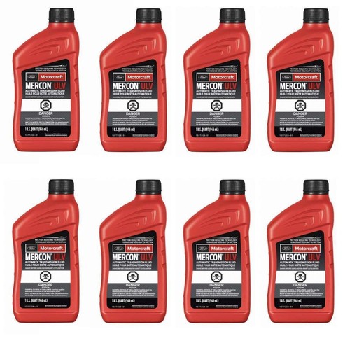 8 Quarts Auto. Trans. Fluid Genuine FORD Motorcraft XT12QULV MERCON ULV ...